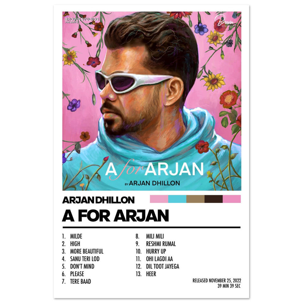 Arjan Dhillon - A for Arjan Poster – Neel & Navi Co.