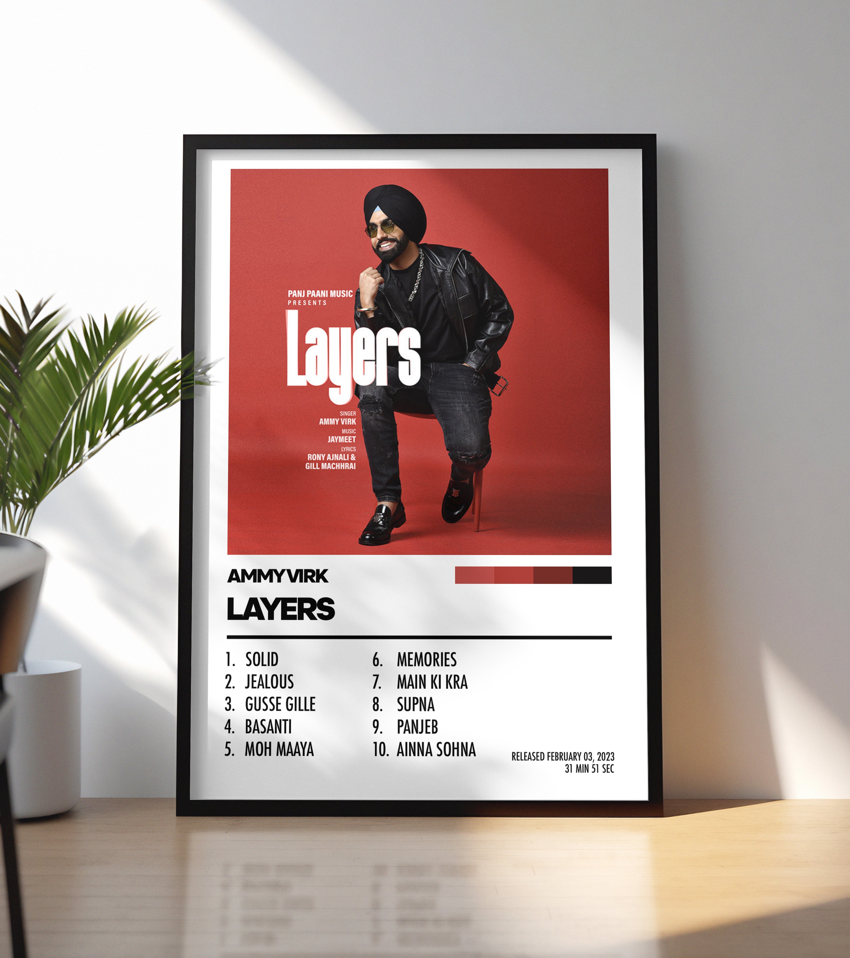 Ammy Virk - Layers Poster – Neel & Navi Co.